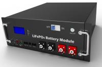 China LiFePO4 Battery Pack 25.6V 200Ah 51.2KWh Rack Mounted Energy Storage Battery for sale