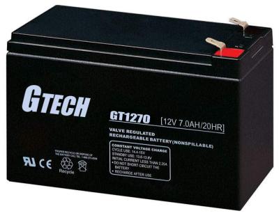 China 2.05kg weight 12v sealed valve regulated rechargeable battery for ups, telecom, alarm system and solar system for sale