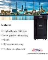 China High Efficiency Low Frequency Uninterruptible Power Source with Pure Sine Wave Output LCD Display for sale