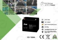 China Maintenance Free Sealed Lead Acid Battery 12v 100ah For UPS Telecom for sale