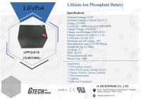 China 12.8V 12Ah Deep Cycle UPS Lead Acid Battery For UPS System Replacement for sale
