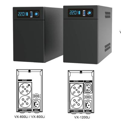 China 650VA Modified Sine Wave Line Interactive UPS, UPS power supply for home for sale
