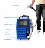 China Air Cooling 800W 1200W 1500W 2000W 3 In 1 Small Laser Welding Machine 35kg For Metal Cutting / Cleaning for sale