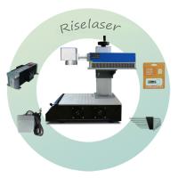 China Portable Plastic Laser Marking Machine 355nm Air Cooling EZCAD Control Software for sale