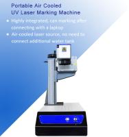 China Portable Plastic Laser Marking Machine 355nm Air Cooling EZCAD Control Software for sale