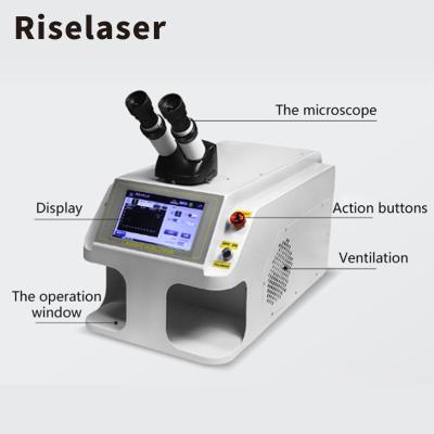 China QCW Spot Laser Welding Machine With Fiber Laser For Jewelry Welding for sale