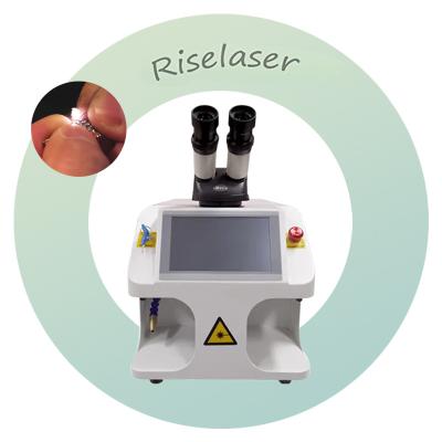 China Riselaser 60W Portable CCD Jewelry Laser Welding Machine For Rings Gold Silver for sale