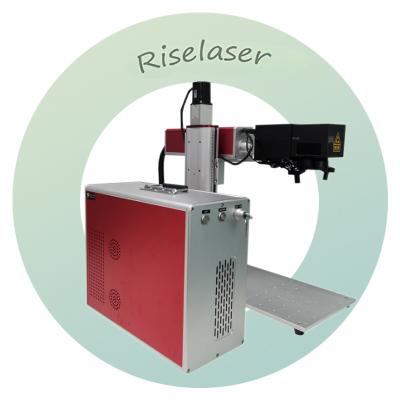 China 3D Portable Metal Fiber Laser Engraver Aluminum Laser Marking Machine for sale