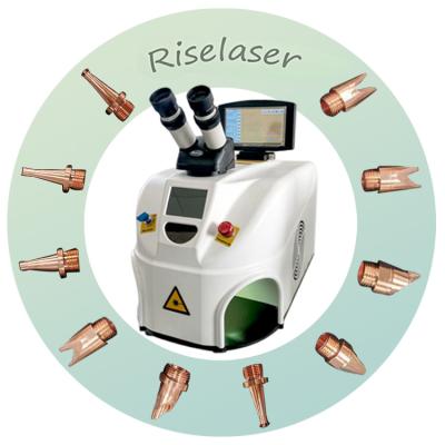 China 80W 40J Mini YAG Jewelry Laser Welding Machine Build In Water Cooling for sale
