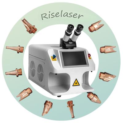 China Rise Laser 60W 10J Portable Mini Spot Welding Machine For Jewelry Battery for sale
