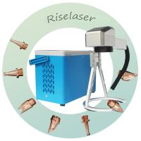 China Mini Handheld Fiber Laser Marking Machine For Metal Working 20W 30W for sale