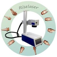 China Mini 20w Fiber Laser Marking Engraving Machine For Metal Aluminum for sale