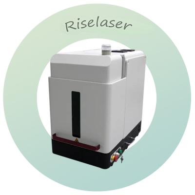 China Desktop 30w 50w Engraving Fiber Laser Marking Machine Metal Jewelry for sale