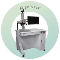 China 50w 100w 1.5mj Fiber Laser Marker Deep Engraving Air Cooling For Nameplate Jewelry Metal for sale