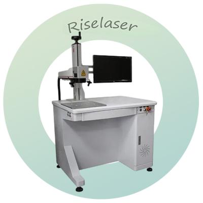 China 50w 100w 1.5mj Fiber Laser Marker Deep Engraving Air Cooling For Nameplate Jewelry Metal for sale
