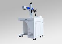 China 30w 50w Desktop Fiber Laser Marking Engraving Machine for Metallic for sale