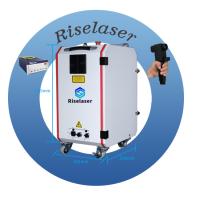 China Suitcase Fiber Laser Cleaning Machine 100W 200W for Construction Industry Farm Industries for sale