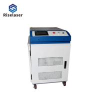 China 1000w 1500w Fiber Laser Rust Removal Cleaning Machine Large Format For Rust Paint Oil Dust for sale