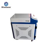 China Professional Fiber Laser Cleaning Machine Large Format High Speed Metal Laser Descaling Machine for sale