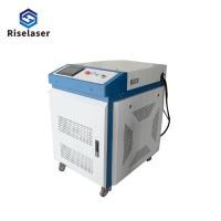 China 1000w 1500w Fiber Laser Rust Removal Cleaning Machine Large Format For Rust Paint Oil Dust for sale