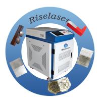 China 1000w 1500w Fiber Laser Rust Removal Cleaning Machine Large Format For Rust Paint Oil Dust for sale