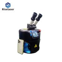 China 40W Desktop Portable Jewelry Laser Welding Machine Price For Gold Sliver Copper Metal for sale