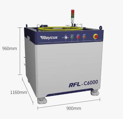 China 6000W Raycus Fiber Laser Source for Industrial Laser Equipment Cutting and Welding Applications for sale