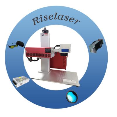 China Desktop Co2 Laser Marking Machine for Wood and Non-metal Material Min Line Width 0.012mm for sale
