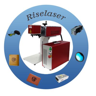 China Mini Desktop 20W 30W 50W CO2 Laser Engraving Marking Machine For Wood Leather Nonmetallic Material for sale