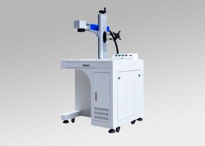 China High Power Small Metal Engraving Machine , Fiber Laser Marking Machine for Plastic for sale