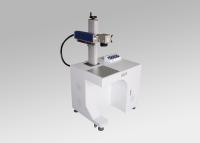 China 20 Watt Fiber Laser Metal Etching Machine , Air Cooling Metal Marking Machine for sale