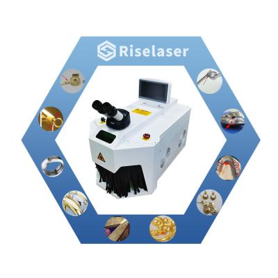 China 150w Mini One Desktop Style Jewelry Laser Welding Machine For Golden Silver Diamond for sale