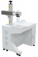 China 30W 50W Fiber Laser Marking Machine For Metal Plate / Aluminium / Silver Marking for sale