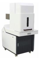 China Enclosed Safety Desktop Model 50W Fiber Laser Marking Machine For Deep Engraving for sale