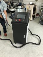 China Fiber Laser Metal Cleaning Machine 100W To Remove Metal Rust / Oil Stain for sale