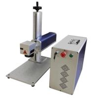 China Copper Brass Aluminum Laser Marking Machine 20W/30W 0.01mm Repeated Accuracy for sale