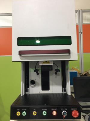 China High Accuracy Fiber Laser Engraver Marking Machine Air Cooling Long Lifespan for sale