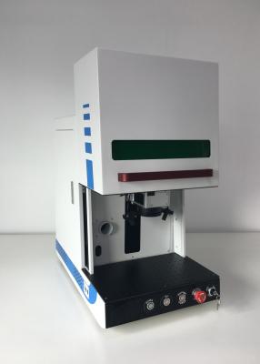 China 30 Watt Laser Marking Equipment , Air Cooling Laser Engraving Machine For Metal for sale