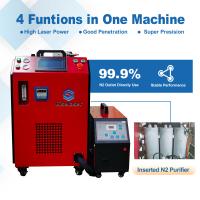 China 4-in-1 Functional Handheld Laser Welding Machine with 2 Years Warranty and 1080±5nm Wavelength for sale