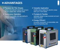 China 300W/600W Handheld Laser Welding Machine with 5-inch Touch Display and 0.5mm Focal Spot Diameter for sale