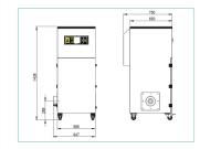 China Laser Welding Fume Extraction System Purifier Single Arms 1 Year Warranty for sale