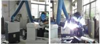 China Single Arms Laser Fume Extraction Systems Laser Cutting Machine Air Filter for sale