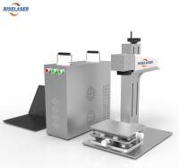China Protable Desktop Fiber Laser Marking Machine Deep Engraving 30W For Metal for sale