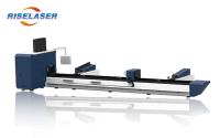 China Tube Metal Fiber Laser Cutting Machine 1500W Adjustable Speed With Automatic Feeding for sale