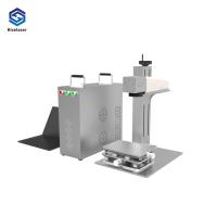 China Non Contact Processing Portable Laser Marking Machine 30w 0.001mm Repeated Accuracy for sale