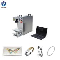 China New Condition 220v Fiber Optic Laser Engraving Machine for sale