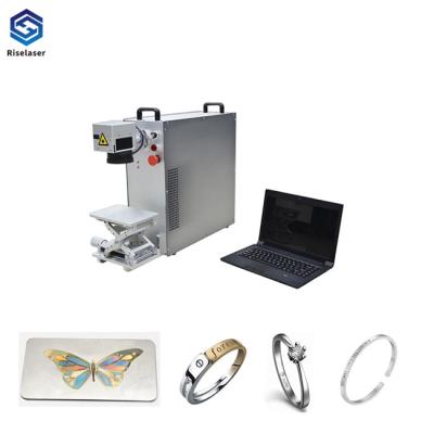 China New Condition 220v Fiber Optic Laser Engraving Machine for sale