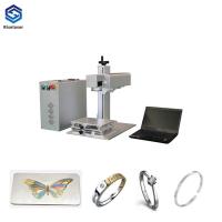 China New Condition 220v Fiber Optic Laser Engraving Machine for sale