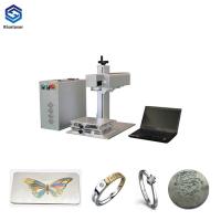 China New Condition 220v Fiber Optic Laser Engraving Machine for sale