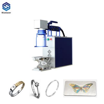 China Aluminum Portable 1064nm Metal Laser Engraving Machine for sale